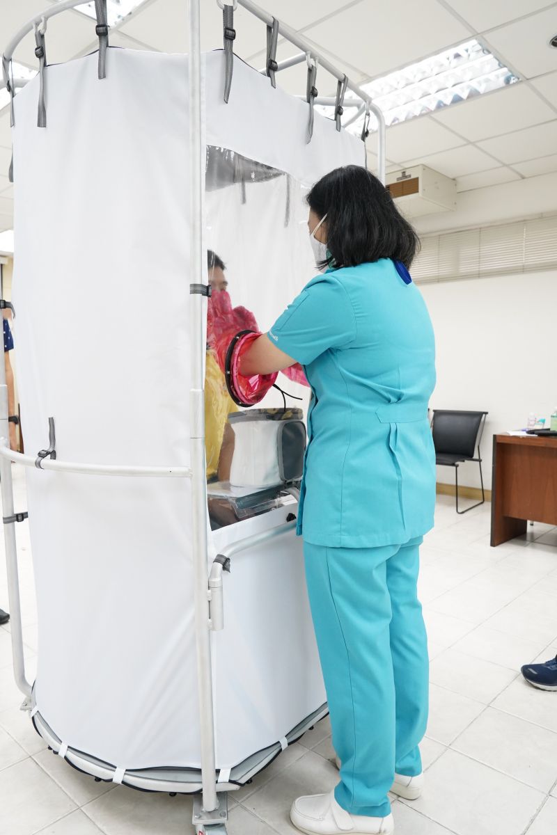 SCGส่ง2 นวัตกรรมกลุ่ม Mobile Isolation Unit ให้ราชวิถีลดเสี่ยงโควิด