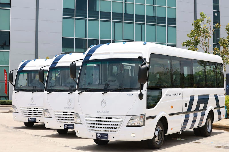 สกุลฎ์ซี ลุยขาย E-BUS แบรนด์คนไทย รถบัสพลังไฟฟ้า EV ราคา 7 ล้านบาท