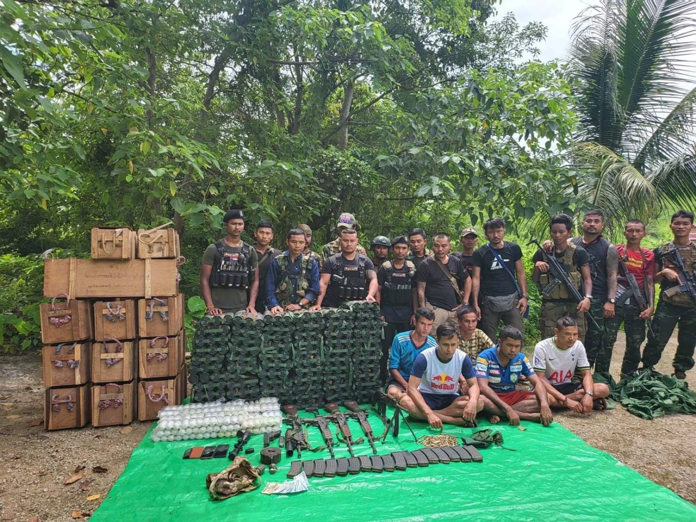 ชายแดนตากยังคุ กะเหรี่ยงโชว์คุมทหารเมียนมา ฉก.ทหารพรานเฝ้าเข้มริมเมย