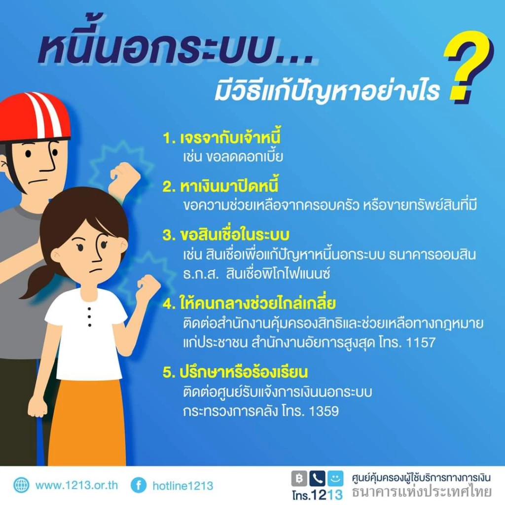 'หนี้นอกระบบ' มีวิธีแก้ปัญหาอย่างไร?