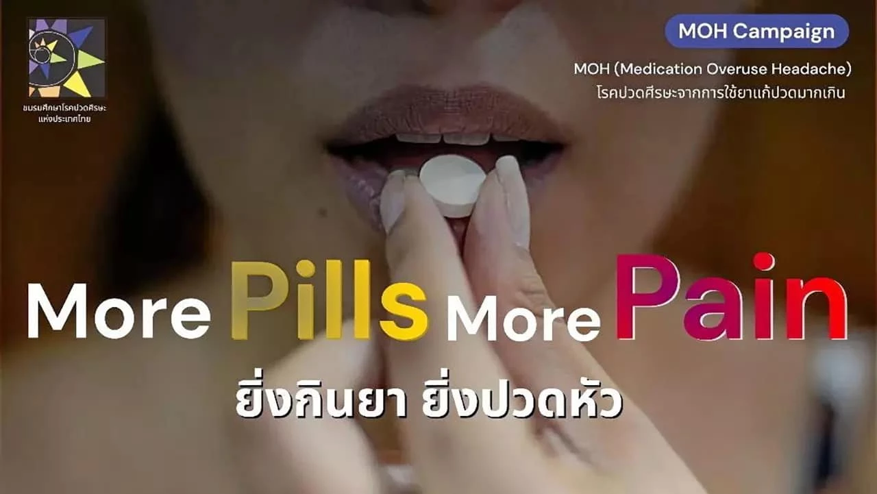 รู้จัก "โรคปวดหัว" เพราะ กินยาแก้ปวดหัวมากเกินไป