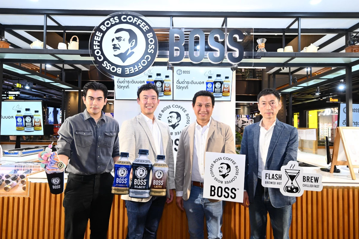 ตลาดกาแฟพร้อมดื่มพรีเมียมระอุ BOSS Café เจาะสายคาเฟ่ฮอปเปอร์