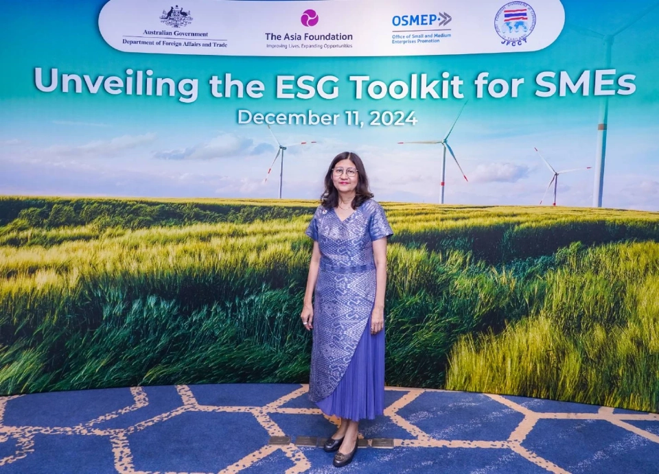 สสว. เปิดตัว "คู่มือ ESG สำหรับ SMEs" พลิกโอกาสตลาดโลกสีเขียว