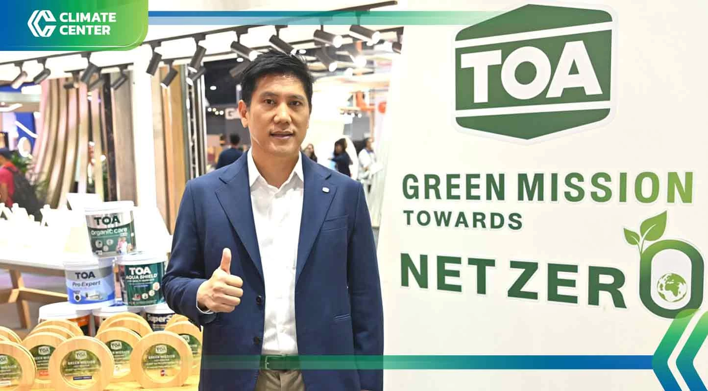 TOA เปิด GREEN MISSION ลดปล่อยก๊าซเรือนกระจก 50% มุ่งบรรลุ Net Zero ปี 2050